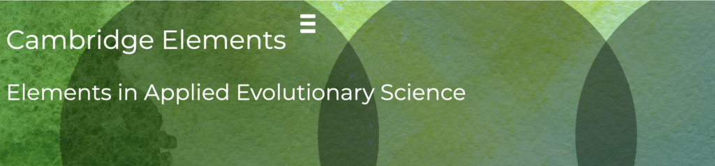 Cambridge Elements Series – Evolution Institute